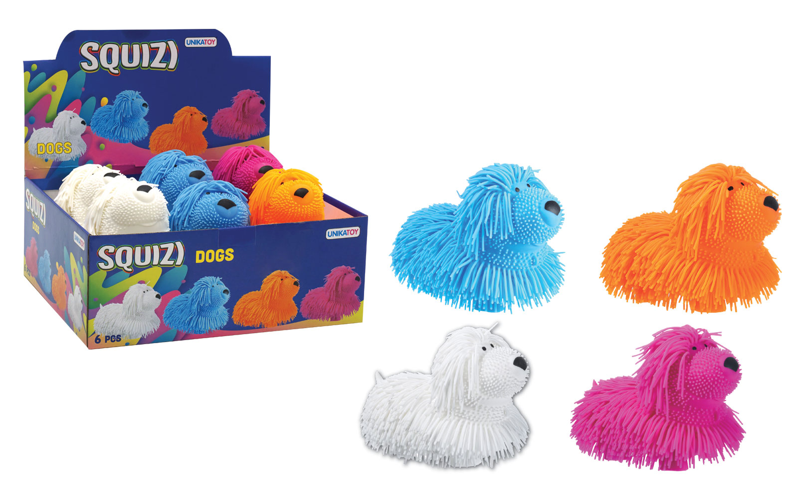 Kužek Squizi z lučko, Unikatoy | UNIKATOY Giocattoli