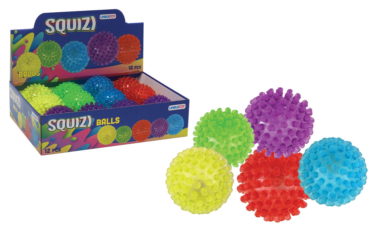 Žogica z lučko Squizi, Unikatoy | UNIKATOY Giocattoli